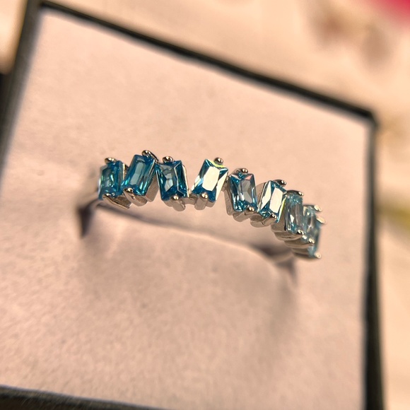 Bomb Party | Jewelry | Bomb Party The Sterling Club Aquamarine Ombre ...